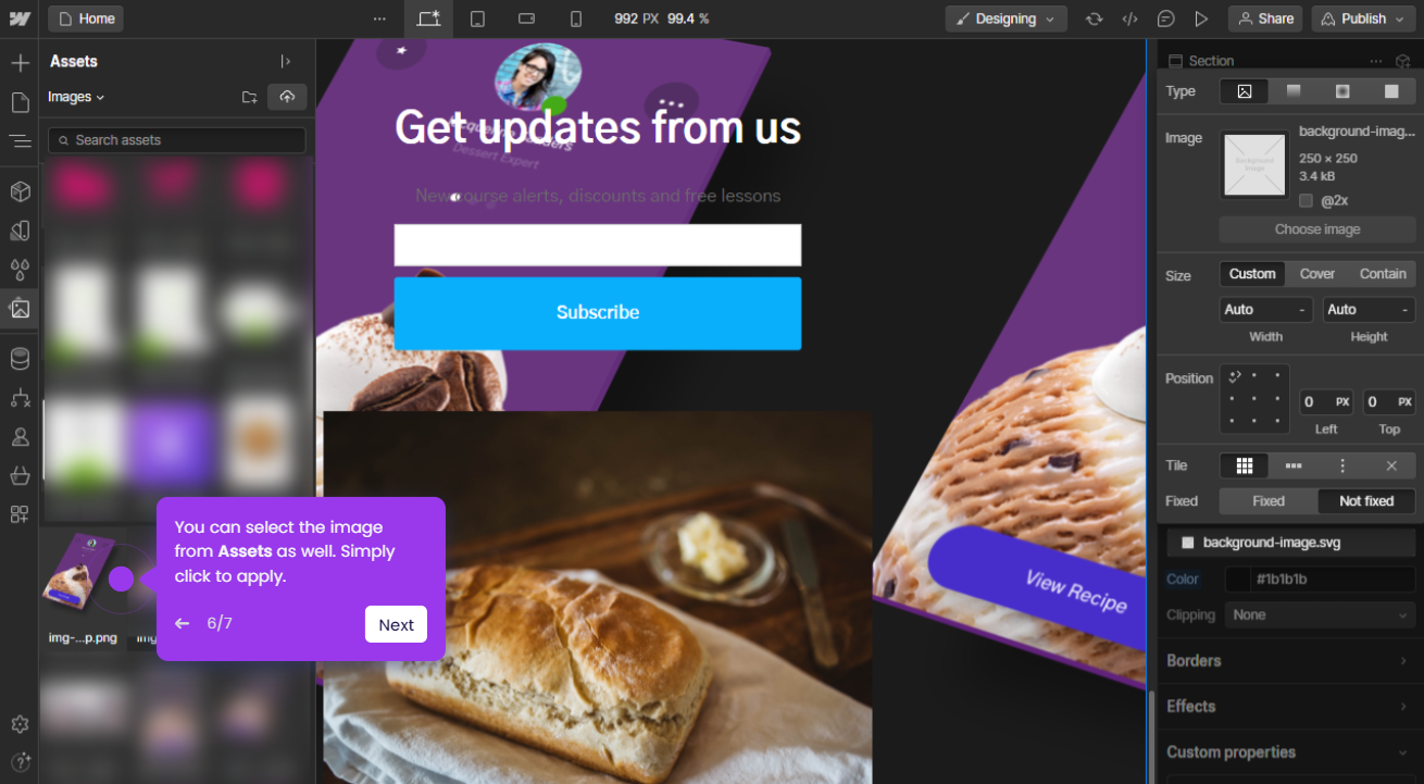 How To Add Background Image In Webflow: 1-Min Guide